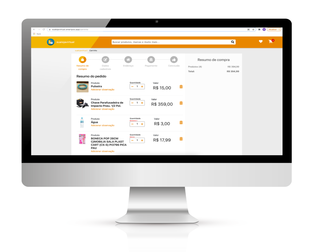 Catálogo Loja Virtual – SmartPOS | Sistema de gestão controle de ...